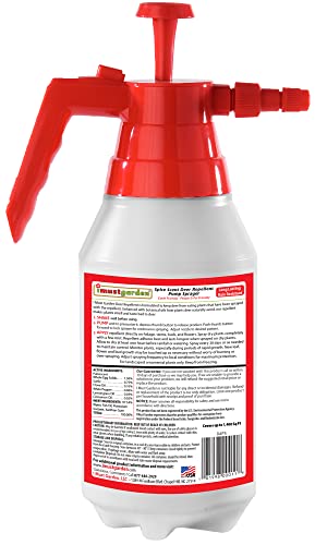 I Must Garden Deer Repellent: Easy Pump Spray Bottle - Spice Scent Deer Spray for Gardens & Plants – 45oz Ready to Use