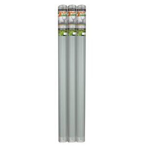 plotsaver st-w-039 39″ x 3/8″ deer repellent white fiberglass stakes (30 pack)