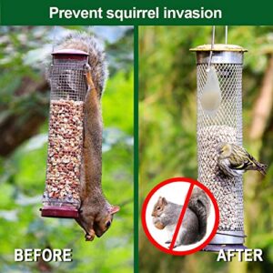 TSCTBA Squirrel Repellent Outdoor, Rodent Repellent, Chipmunk Repellent, Natural Squirrel Repellent for Bird Feeders/Garden/Attic/Cars/Shed, Ultra Powerful and Only for Outdoors - 8 Packs