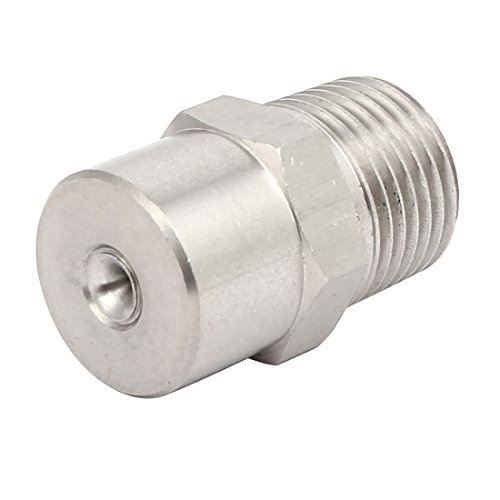 uxcell 1/2BSP 304 Stainless Steel Wide Angle Axial Whirl Full Cone Spray Tip