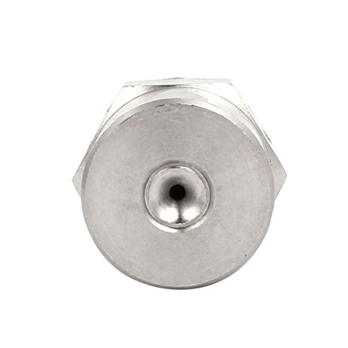 uxcell 1/2BSP 304 Stainless Steel Wide Angle Axial Whirl Full Cone Spray Tip