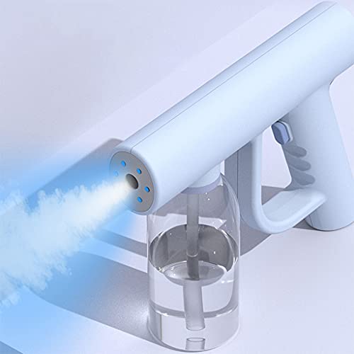 Portable Disinfectants Fogger Machine,Handheld Rechargeable Sprayer,Sanitizer Spray Gun,Steam Gun for Home,Office,School,Garden 300ML -White FARUTA