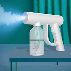 Portable Disinfectants Fogger Machine,Handheld Rechargeable Sprayer,Sanitizer Spray Gun,Steam Gun for Home,Office,School,Garden 300ML -White FARUTA