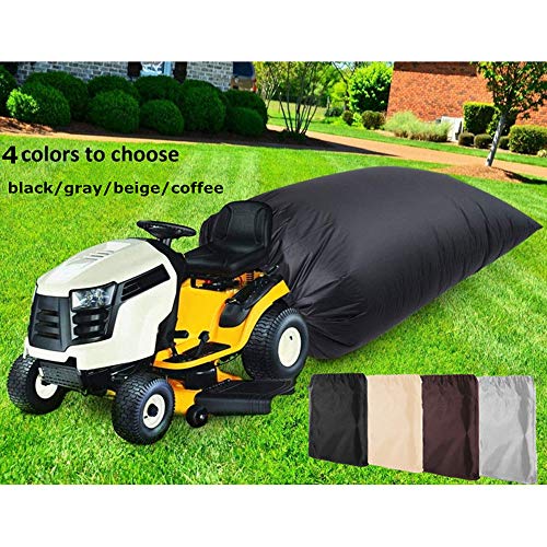 HUIKJI Lawn Tractor Grass Catcher Bag,Gardening Lawn Leaf Yard Waste Container Garden Sweeper Leaves Storage Bag Big Capacity 54 Cubic Feet Material collection systems