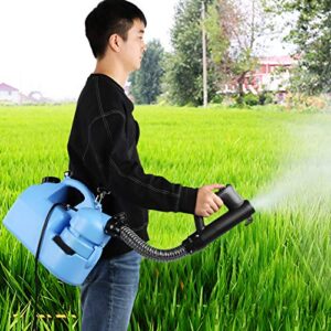 Electric Fogger Sprayer, 850W Portable Adjustable Spray Volume Haneheld Fogger Sprayer, High Efficiency 8L for Garden Communities(Pisa Leaning Tower Type)