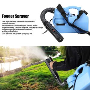 Electric Fogger Sprayer, 850W Portable Adjustable Spray Volume Haneheld Fogger Sprayer, High Efficiency 8L for Garden Communities(Pisa Leaning Tower Type)