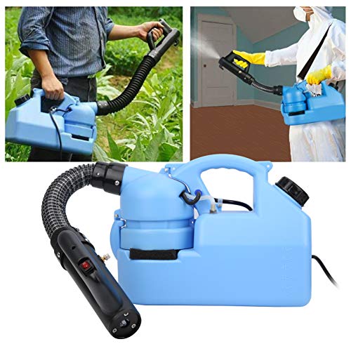 Electric Fogger Sprayer, 850W Portable Adjustable Spray Volume Haneheld Fogger Sprayer, High Efficiency 8L for Garden Communities(Pisa Leaning Tower Type)