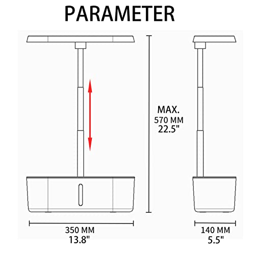 DEAR CARBON Hydroponics Growing System 8 Pots, Indoor Garden with LED Grow Light, Upgrated Lens, Plants Germination Kit, Adjustable Height to 22"