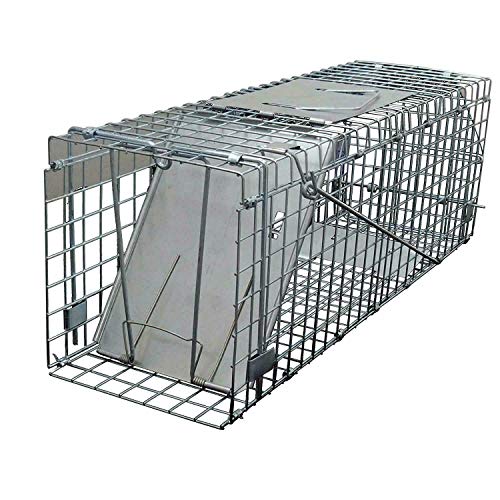 Humane Mouse Trap Rat Trap Rodent Trap Large Live Catch Cage, Easy to Set Up and Reuse, Suitable for Outdoor Indoor, Use in Home, Gardens, Garages - 24 in x 7.48 in x 8.26 in