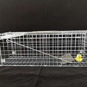 Humane Mouse Trap Rat Trap Rodent Trap Large Live Catch Cage, Easy to Set Up and Reuse, Suitable for Outdoor Indoor, Use in Home, Gardens, Garages - 24 in x 7.48 in x 8.26 in