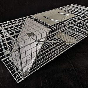 Humane Mouse Trap Rat Trap Rodent Trap Large Live Catch Cage, Easy to Set Up and Reuse, Suitable for Outdoor Indoor, Use in Home, Gardens, Garages - 24 in x 7.48 in x 8.26 in