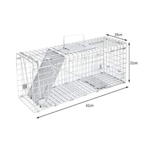 Humane Mouse Trap Rat Trap Rodent Trap Large Live Catch Cage, Easy to Set Up and Reuse, Suitable for Outdoor Indoor, Use in Home, Gardens, Garages - 24 in x 7.48 in x 8.26 in