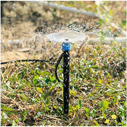 E-outstanding 20-Pack Irrigation Drippers 360 Degrees Adjustable Full Circle Type Micro Spray Drip Emitters Watering Sprinklers Garden Water Irrigation System Sprayers