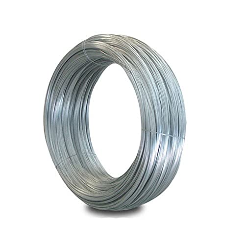 Bulk Hardware BH00323 Galvanised Coated Garden Wire, 20 Gauge x 328 feet, 328', Silver Tone