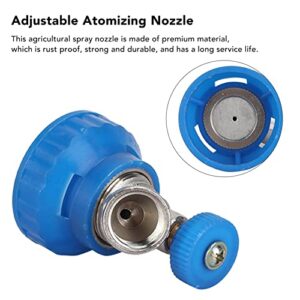 Electric Spraying Nozzle, G38 Internal Thread High Pressure Atomizing Nozzle 45 Degree Adjustablefor Gardens Patios