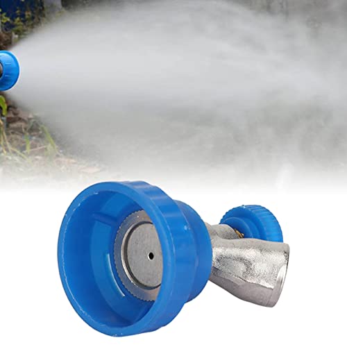 Electric Spraying Nozzle, G38 Internal Thread High Pressure Atomizing Nozzle 45 Degree Adjustablefor Gardens Patios