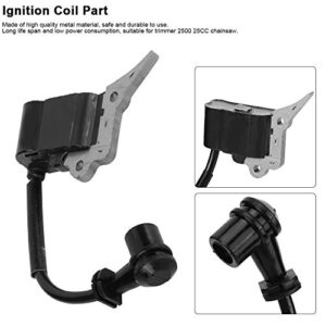 Fdit Chainsaw Ignition Coil, Chainsaw Ignition Coil Part Trimmer 2500 25CC Spares Accessory for Garden Power Tools