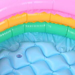 Children Soft Inflatable Swimming Pool Swimming Pool Kids Boy Pool for Outdoor Garden Cartoon Baby Pool Thicken(Small)