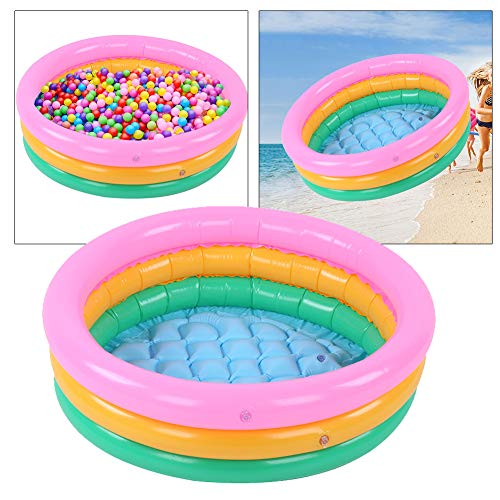 Children Soft Inflatable Swimming Pool Swimming Pool Kids Boy Pool for Outdoor Garden Cartoon Baby Pool Thicken(Small)