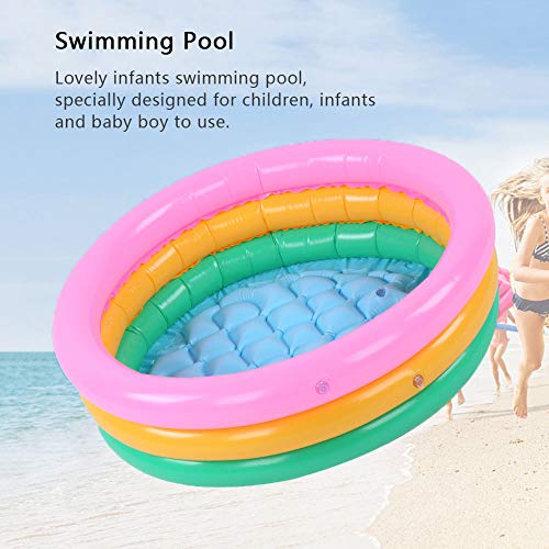 Children Soft Inflatable Swimming Pool Swimming Pool Kids Boy Pool for Outdoor Garden Cartoon Baby Pool Thicken(Small)