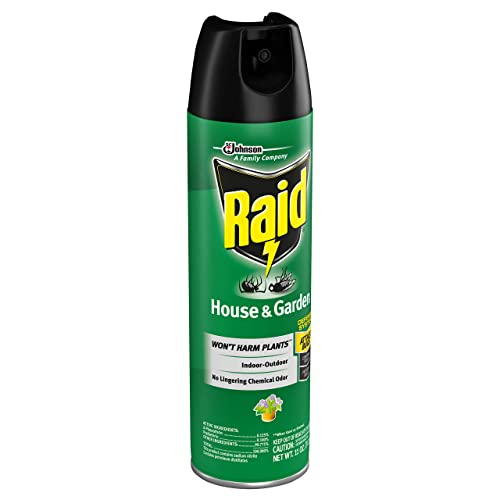 Raid House and Garden Aerosol, 11 OZ Pack of 4