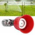 G3 8 Female Thread Agricultural Pesticide High Pressure Fogging Small Airflow Red Head Universal Movable Copper Plastic Anti Gale Cover Fogging Nozzle