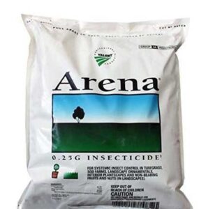 arena .25 granular insecticide grub control turfgrass controls white grubs 30 lb not for sale to: california