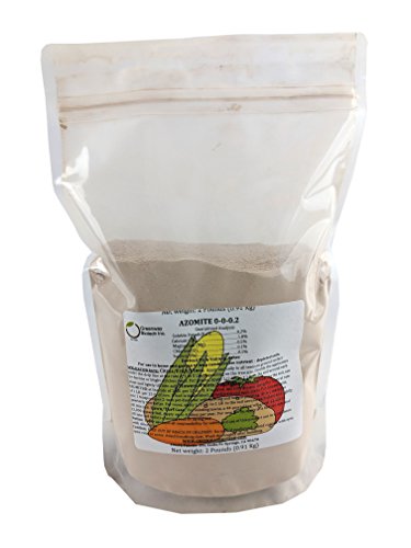 Greenway Biotech Azomite Rock Dust Volcanic Ash Organic Fertilizer with Micronutrient and Trace Minerals- Natural Mineral Soluble Plant Fertilizers for Enhances and Increases Crop Yield- 2 Pounds