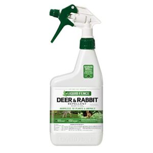 liquid fence deer & rabbit repellent ready-to-use, 32-ounce, white