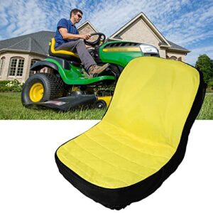 lp92334 upgrade large seat cover riding mower cushioned seat up to 18″ high for john deere mower & gator | oxford 300d fabric, comfortable, convenient pockets, waterproof