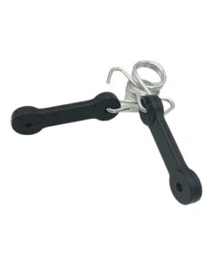 shiosheng 2pcs 532160793 160793 bagger latch grass chute with hook bagger latch straps for oregon 42-555 husqvarna/poulan/roper/sears/craftsman/weed eater