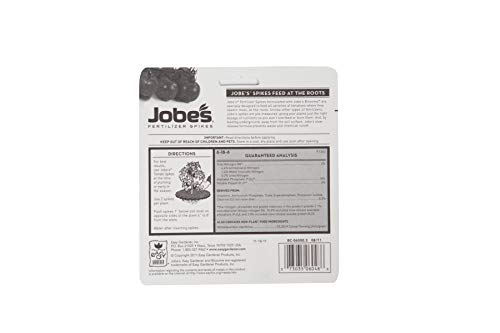 Jobe’s Fertilizer 06000, Spikes, For All Tomato Plants, 18 Spikes