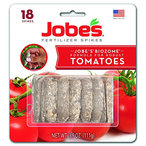 Jobe’s Fertilizer 06000, Spikes, For All Tomato Plants, 18 Spikes