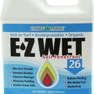 Grow More 8055 E-Z Wet Soil Penetrant 26, 1-Quart