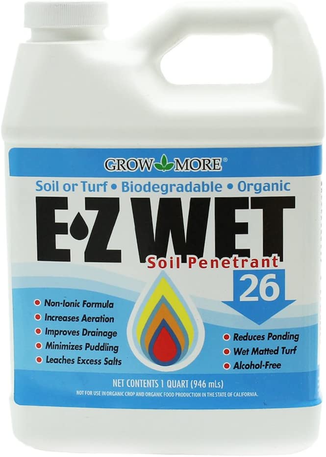 Grow More 8055 E-Z Wet Soil Penetrant 26, 1-Quart