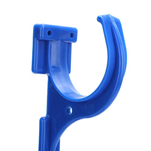 Fdit Plastic Pool Hanger Hook Organizer/Holder Rack for Pool Telescoping Pole Leaf Skimmer Garden Tools