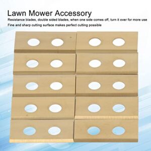 Lawn Mower Replacement Blades, Simple Installation Lawn Mower Blade Set for Garden