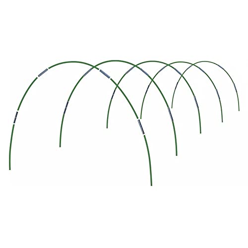 Garden Hoops for Raised Beds Hoop House Greenhouse Frame Garden Tunnel Greenhouse Hoops Row Cover Hoops by Lonurya (40packs (Garden Bed 2.8ft-4.2ft W))