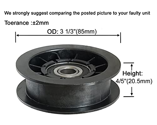 q&p Outdoor Power Idler Pulley Replace Murray 91179, 421409 Oregon 34-826