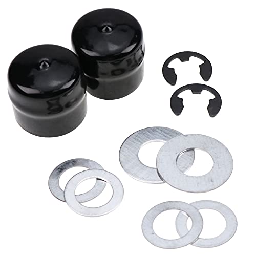 DVPARTS Front Wheel Axle Hub Caps and Hardware Kit 104757X428 532104757 121749X 532188967 R27434 for Craftsman Sears Husqvarna Poulan AYP Garden Tractor Lawnmower