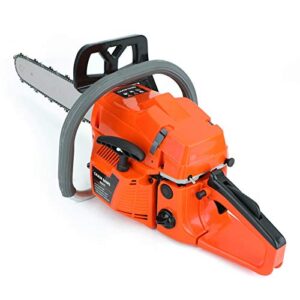 Frezon Gas Chainsaw 20 Inch, Chain Saws for Trees Gas Powered, 52cc 2 Cycle Gasoline Chain Saw for Trees Wood Garden Ranch Forest Cutting