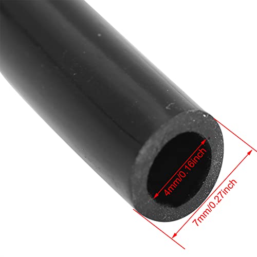 Garden Watering Tube, Water Tube Irrigation Hose Blank Distribution Tubing Line Drip Irrigation Tubing DIY Agriculture Hydroponics Misting Tubing 1/4 inch for Garden Irrigation System (10m)