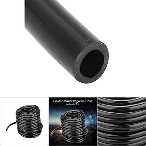 Garden Watering Tube, Water Tube Irrigation Hose Blank Distribution Tubing Line Drip Irrigation Tubing DIY Agriculture Hydroponics Misting Tubing 1/4 inch for Garden Irrigation System (10m)