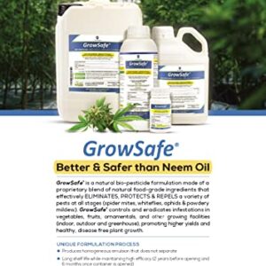 AgroMagen, GrowSafe Bio-Pesticide, Organic Natural Miticide, Fungicide and Insecticide, (1) 8.5 fl.oz.)