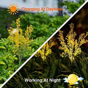 Neporal Solar Garden Lights Outdoor Decorative, Solar Flowers Lights Dusk to Dawn, Solar Garden Stake Lights Waterproof IP65, Solar Powered Flower Lights for Patio, Garden, Yard, Lawn, Pathway