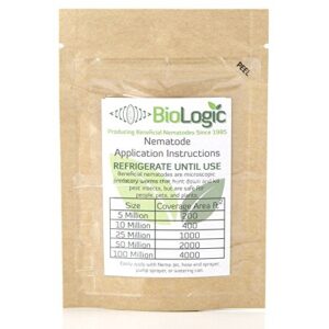 BioLogic Scanmask Beneficial Nematodes, Steinernema feltiae Sf Nematodes for Natural Insect Pest Control (10 Million)