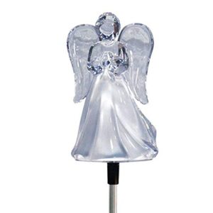 florals solar led angel lights, garden stake outdoor yard decor landscape led lamp lights, great gift