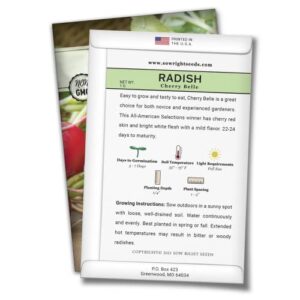 Sow Right Seeds - Classic Vegetable Garden Seed Collection for Planting - Non-GMO Heirloom Beets, Cabbage, Carrot, Cucumber, Eggplant, Kale, Lettuce, Tomato, Peppers, Radish, Watermelon, and Zucchini