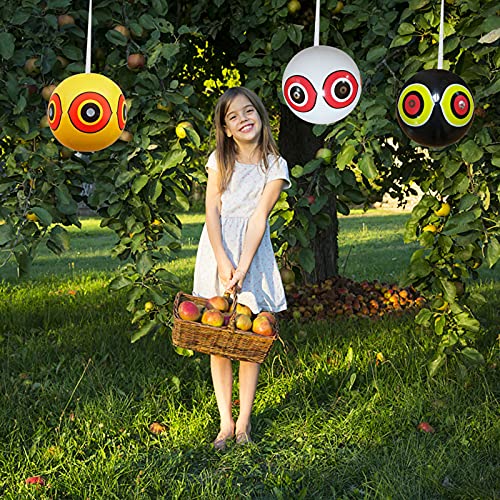 SENGTONG Inflatable Bird Bird Reflective Patch Eye with Reflective Ball PVC Eyeball Patio Lawn & Garden Cockroach Sticky (Multicolor, One Size)