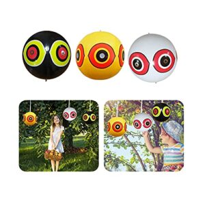 SENGTONG Inflatable Bird Bird Reflective Patch Eye with Reflective Ball PVC Eyeball Patio Lawn & Garden Cockroach Sticky (Multicolor, One Size)